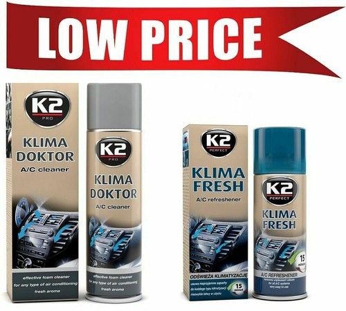 Air Con Bomb FRESH 150 ml & Air Conditioning Cleaner Foam 500 ml A/C ...