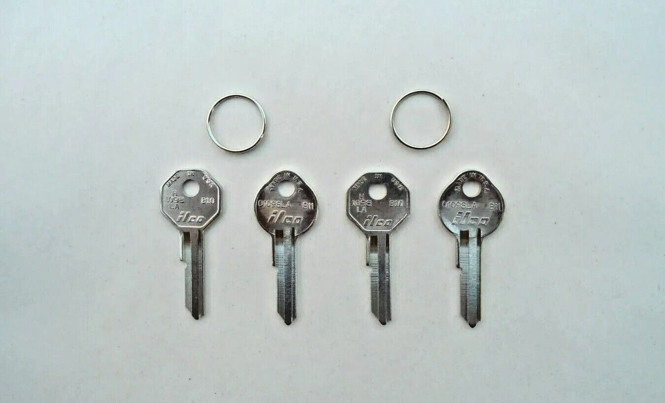 4 OLD SCHOOL KEY BLANKS! FOR CLASSIC OLDSMOBILE CHEVY PONTIAC BUICK ...