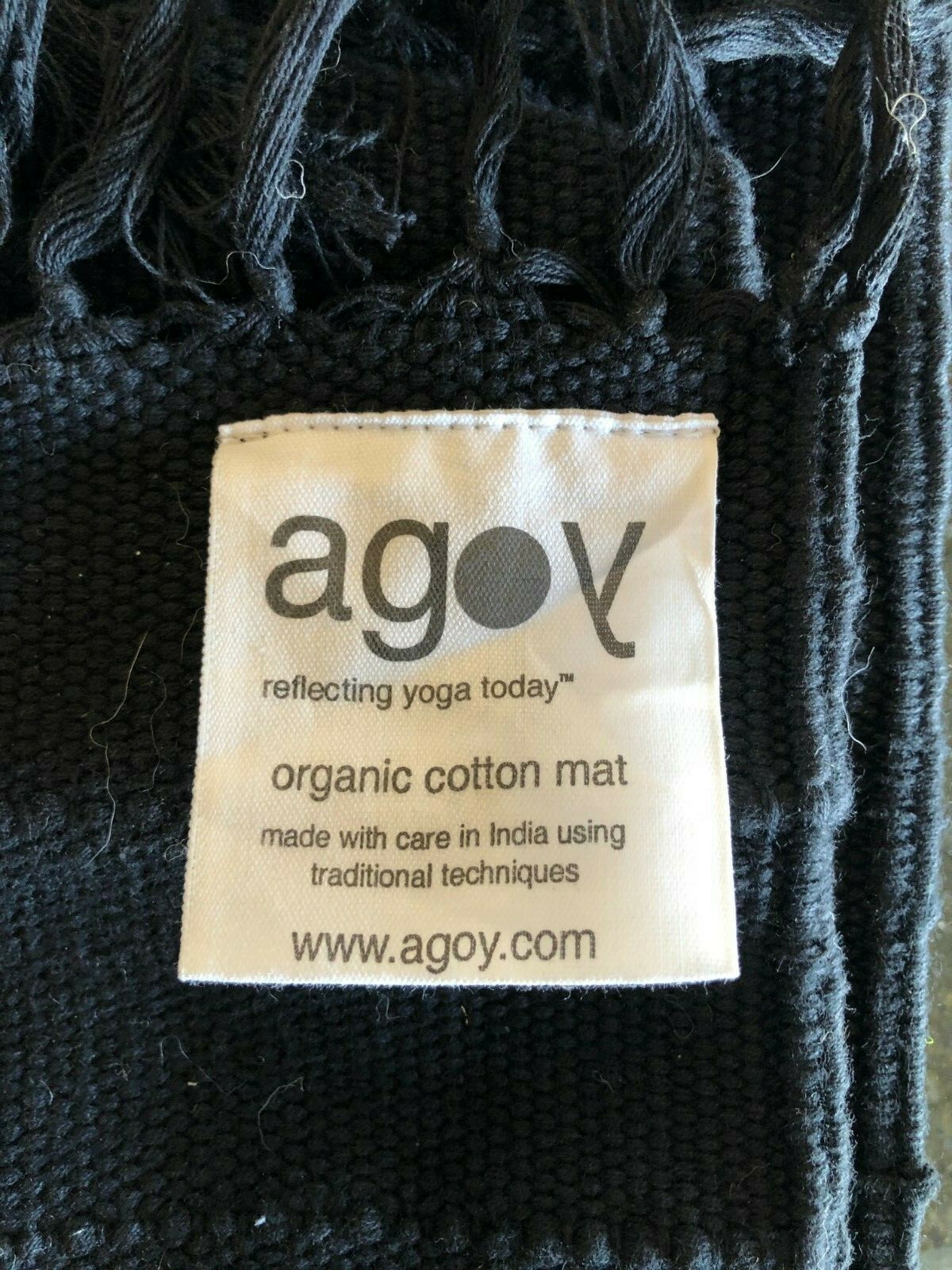 Organic Cotton Yoga Mat/Towel - agoy Chakra Mat | eBay