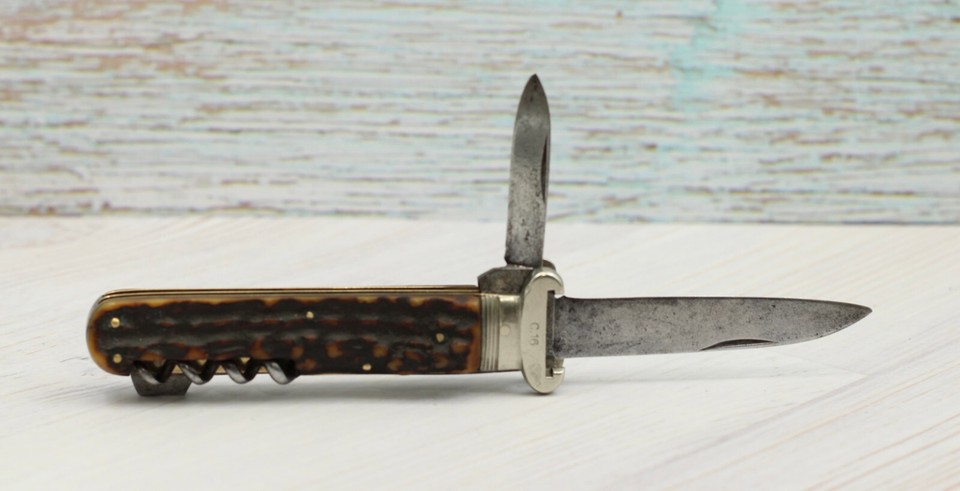Vintage Pre-Hubertus Kuno Ritter Soligen Germany, Pre-1950s Stag ...