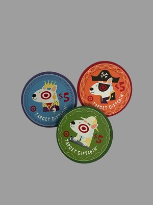 Target Gift Card GIFT COIN COSTUMES 3 Different Coins No Value | eBay