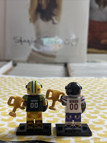 GREEN BAY PACKERS CHICAGO BEARS NFL FOOTBALL PLAYER LEGO MINIFIG FIGURE ...