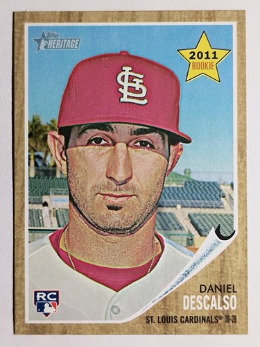2011 Topps Heritage #299 Daniel Descalso RC | eBay