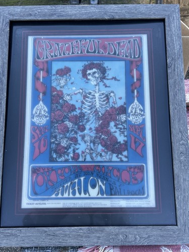The family dog FD 26 skeleton and roses poster the Grateful Dead 1 ...