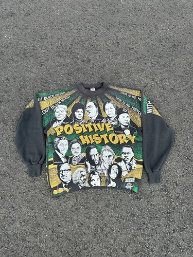 Vintage 90s Kacy World Colors POSITIVE HISTORY Black History AOP All ...
