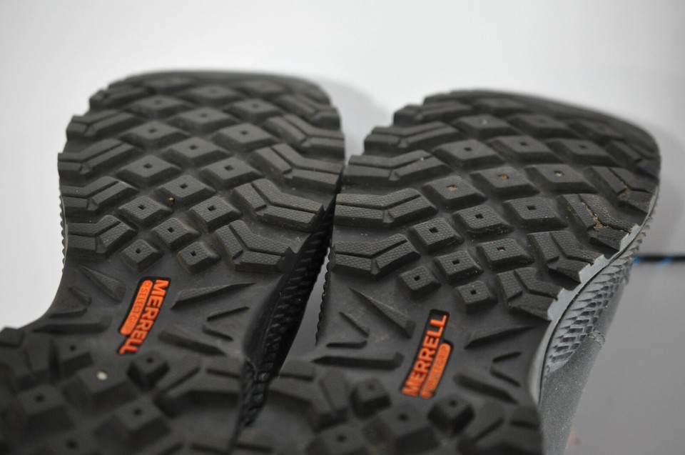 Merrell Dry Select Grip Mens black leather boots size 9 | eBay