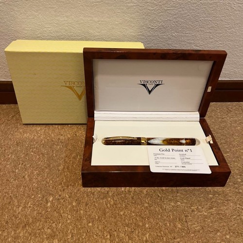 Visconti Gold Point №1 Fountain Pen With Original Box From Japan | eBay