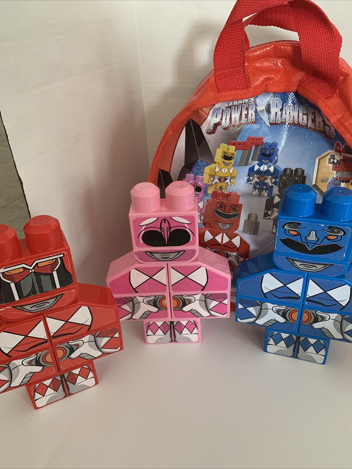 Mega Bloks First Builders Power Rangers Megazord Building Blocks Set ...