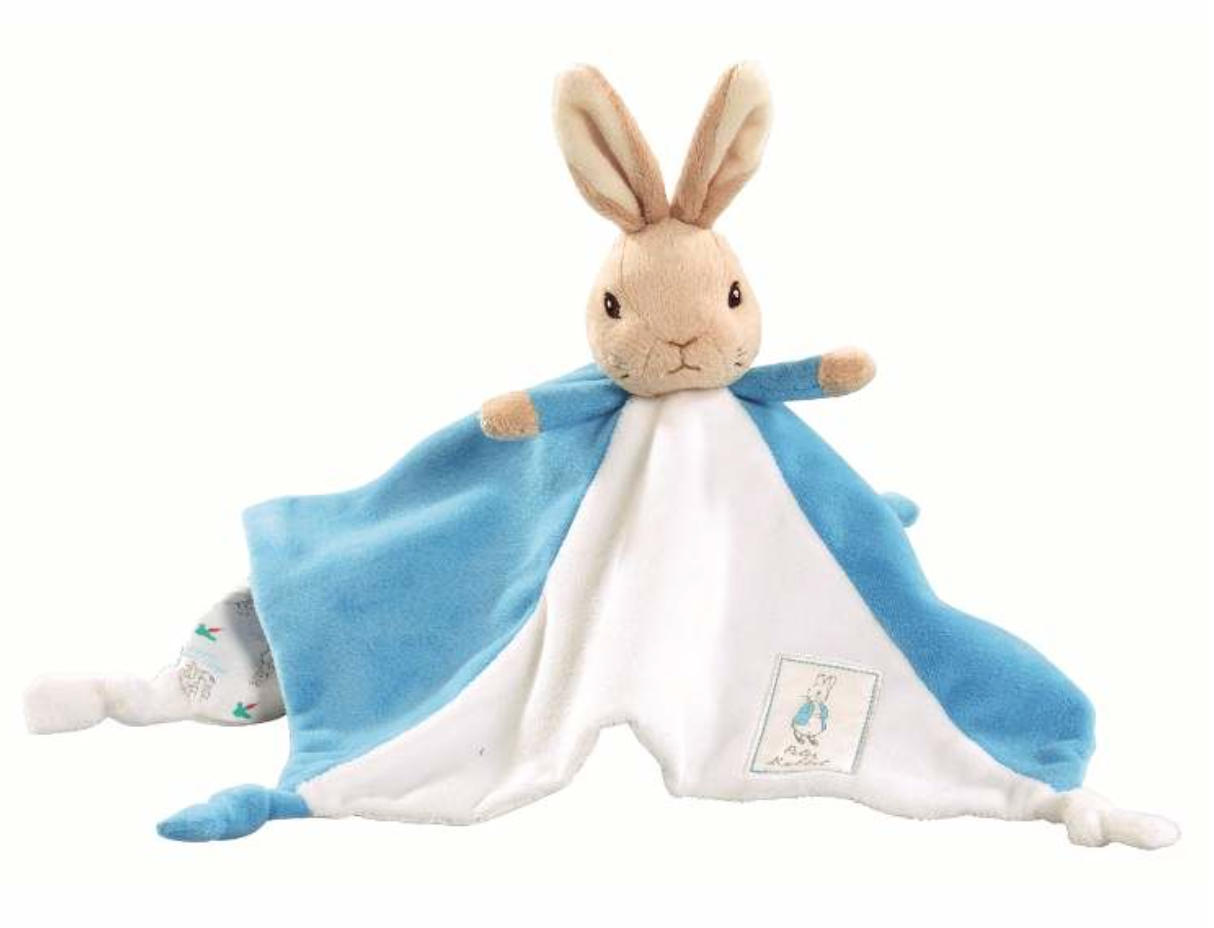 Peter Rabbit Comfort Blanket Beatrix Potter Snuggle Comforter Toy ...