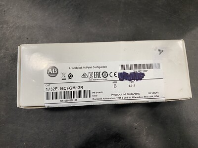 Allen Bradley 1732E-16CFGM12R / B Armorblock 16 Pt Configurable | eBay