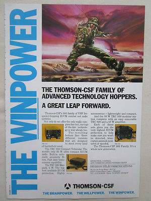 11/87 PUB THOMSON-CSF TELECOMMUNICATION RADIO TRC 920 TRC 950 TRC 930 ...