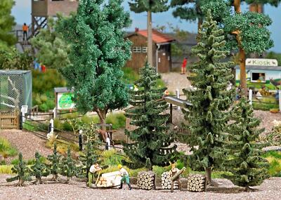 Spruce trees forest set HO/OO Gauge - Busch 6395 | eBay UK