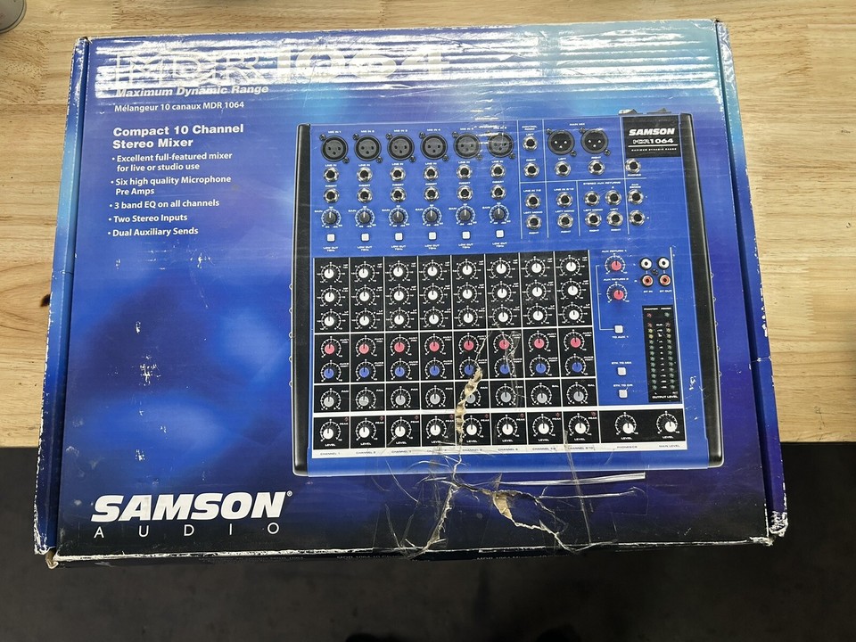Samson MDR1064 10-channel Audio Mixer MDR 1064 | eBay