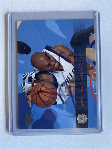 JERRY STACKHOUSE Dallas Mavericks Autographed Signed Card NBA~ Upper ...