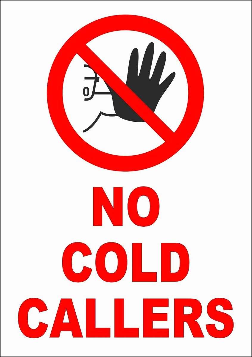 Police Prohibited Sign New 'no Cold Calling Zone' To Be Set Up In