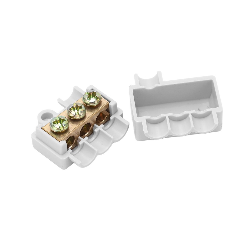 Splitter Wire Connector 1 In 3 Out Brass Conductor Quick Wiring ...