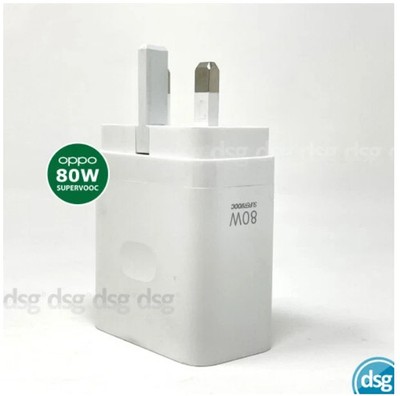 OPPO Power Adapter Fast Charger UK Plugs - 80W / 65W / 30W / 18W / 10W ...