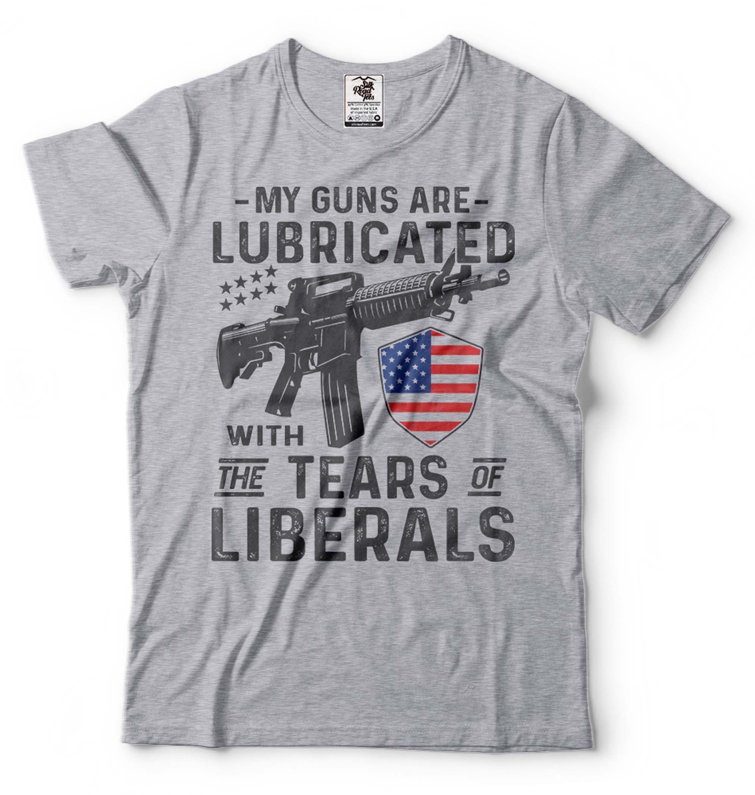 Funny Pro Gun Shirt Tears Of Liberals Shirt 2nd Amendment Shirt Anti ...