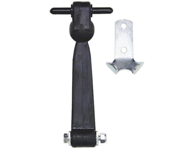 Buyers WJ208 7-7/8 in. Heavy-Duty Rubber Hood Catch with Brackets & Pin ...