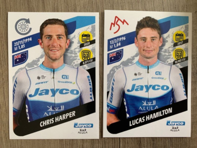 Chris HARPER + Lucas HAMILTON Cycling Sticker Panini Tour De France ...