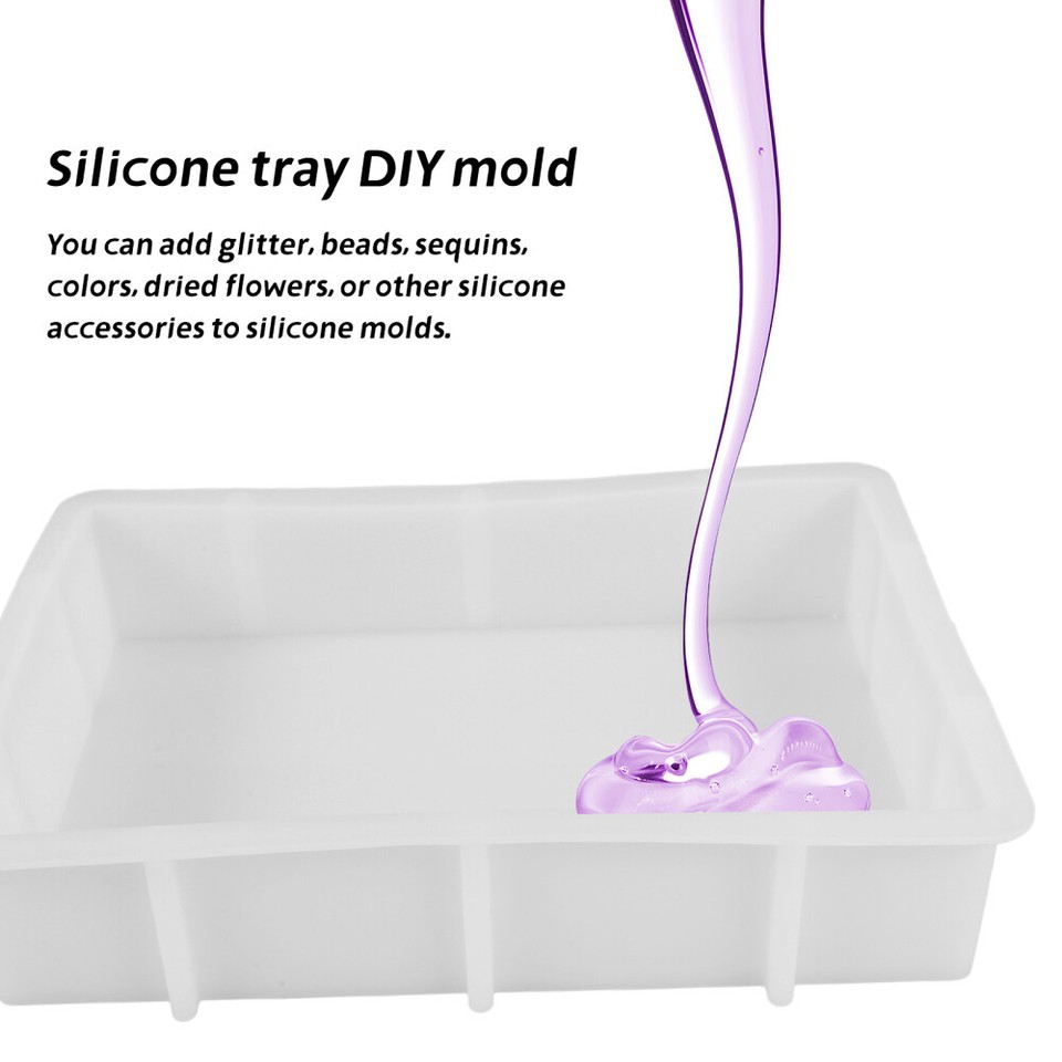 Large Rectangular Mold Molds Diy Craft Deep Resin Epoxy Rectangle | eBay