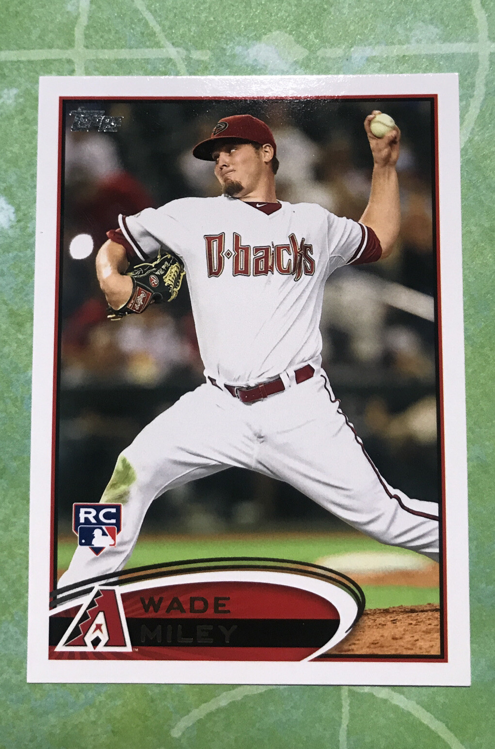 2012 Topps Wade Miley Rookie Card Arizona Diamondbacks #558 RC | eBay