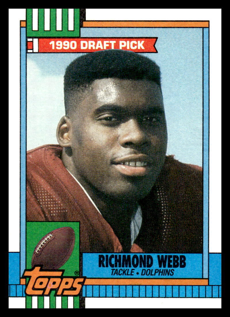 1990 Topps Richmond Webb #316 Miami Dolphins Football Card | eBay