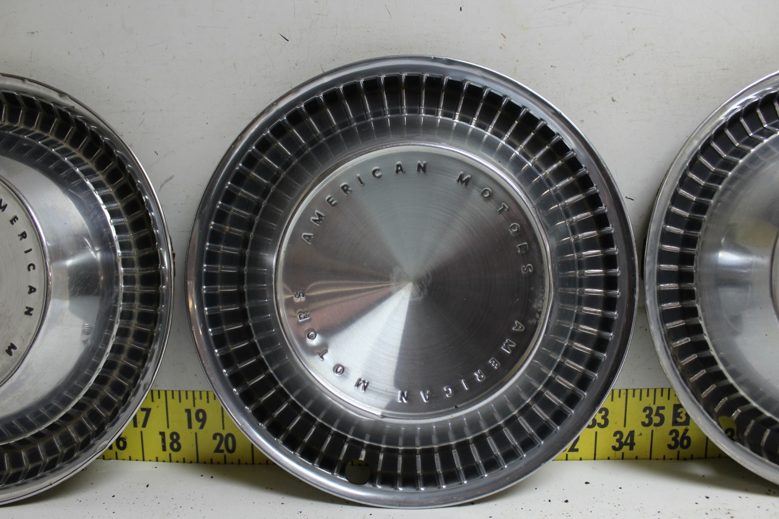 Used OEM AMC Set of 4 14" Hub Caps Wheel Covers 1972-73 Ambassador ...