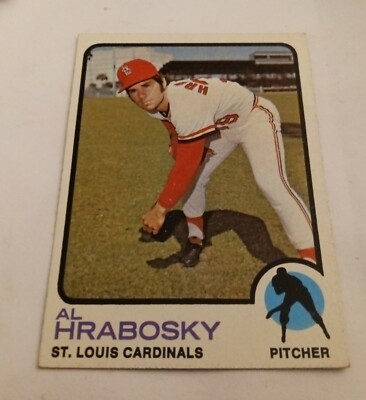 1973 Al Hrabosky Topps MLB Baseball Card #153 NICE St. Louis Cardinals ...