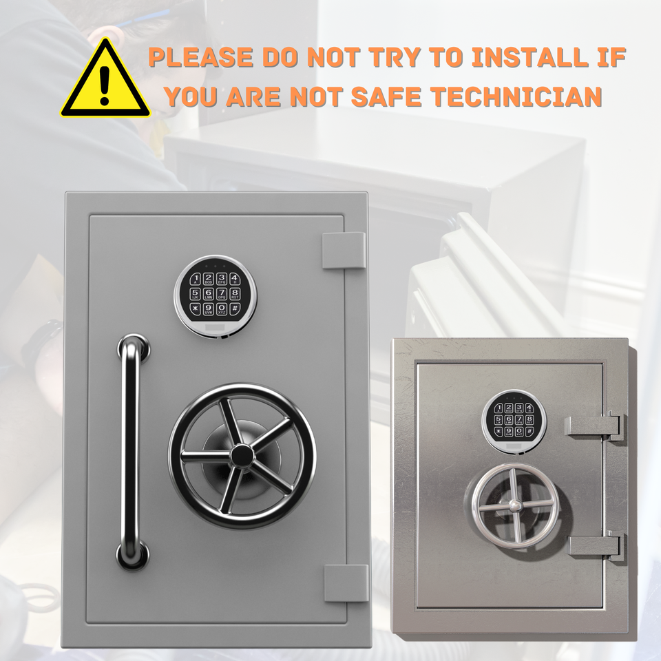 Gun Safe Lock Replacement with Swing Bolt Chrome Keypad Safe Electronic ...