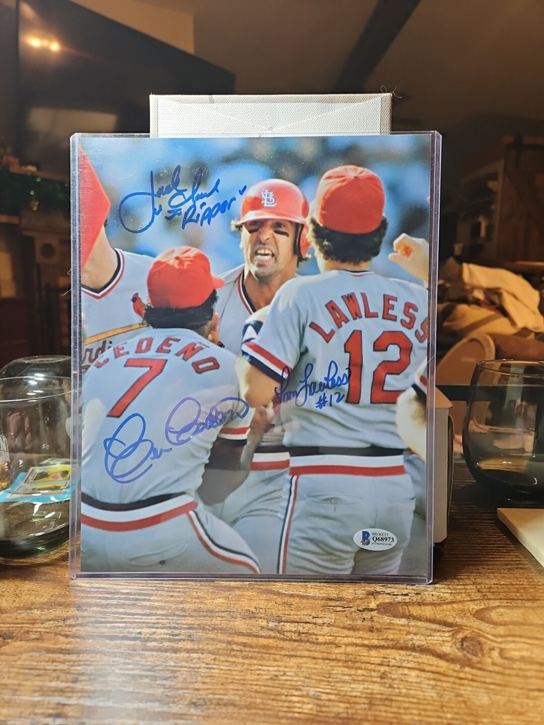 St. Louis Cardinals Signed 8x10 Photo Clark, Cedeno, Lawless COA | eBay