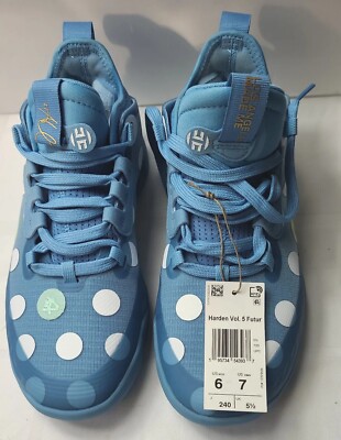Adidas Harden Vol. 5 Futurenatural Polka-dot Team light blue Unisex Men ...