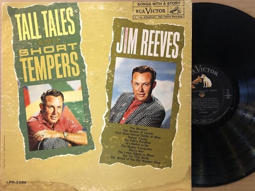 Jim Reeves-Tall Tales and Short Tempers Signed Record Album | eBay