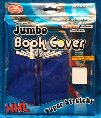 It's Academic Premium Jumbo Book Cover XXL Up To 15"x10" Blue | eBay