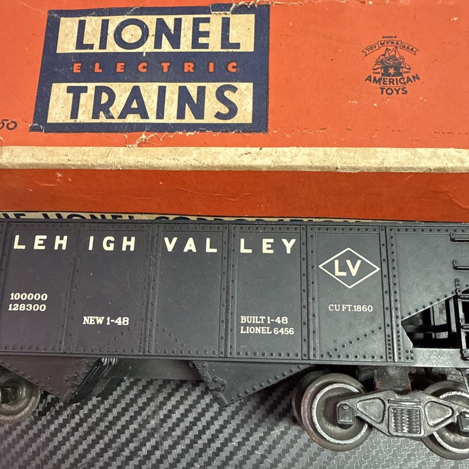 Vintage Lionel PW 6456 Black Hopper w/ Damaged Box | eBay