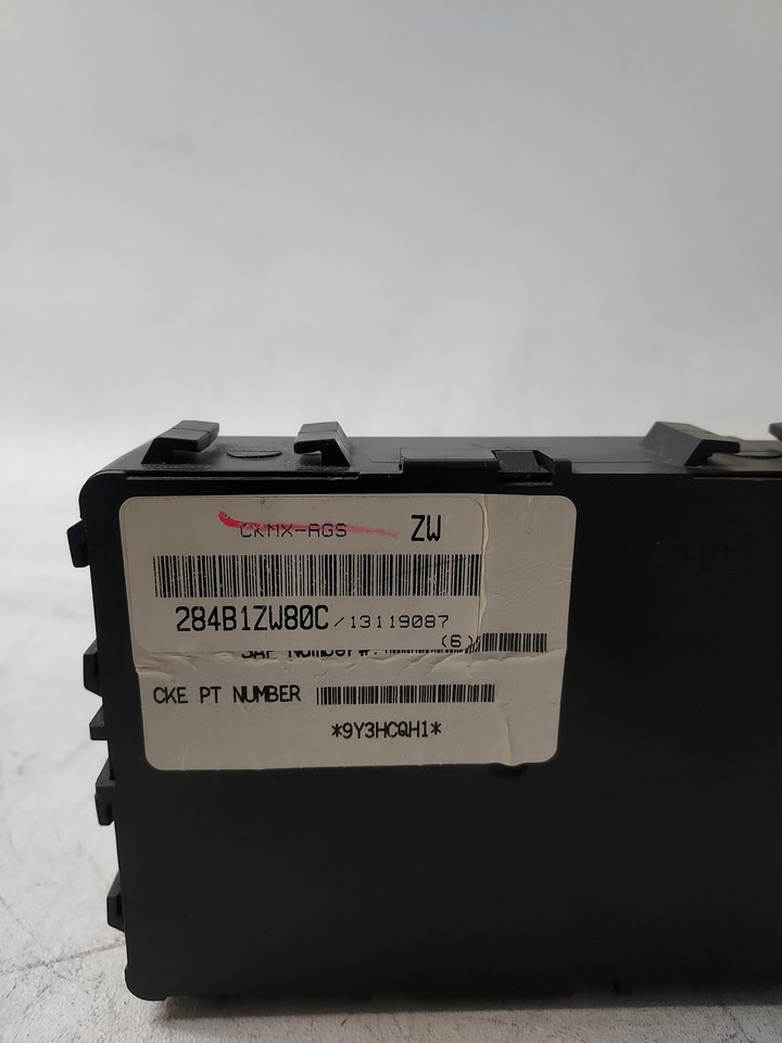 2009-2012 Nissan Versa BCM Chassis Body Controller Module 284B1-ZW80C ...