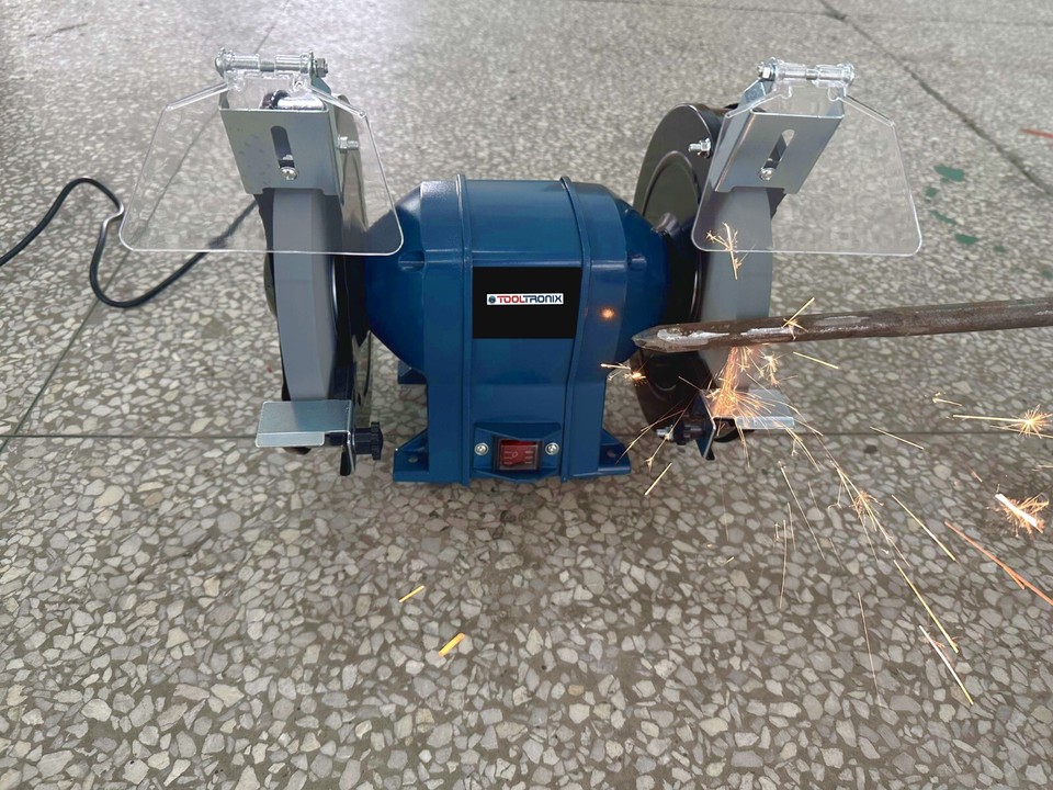 ToolTronix Bench Grinder 150W 6" 150mm Twin Grinding Stone Workshop ...