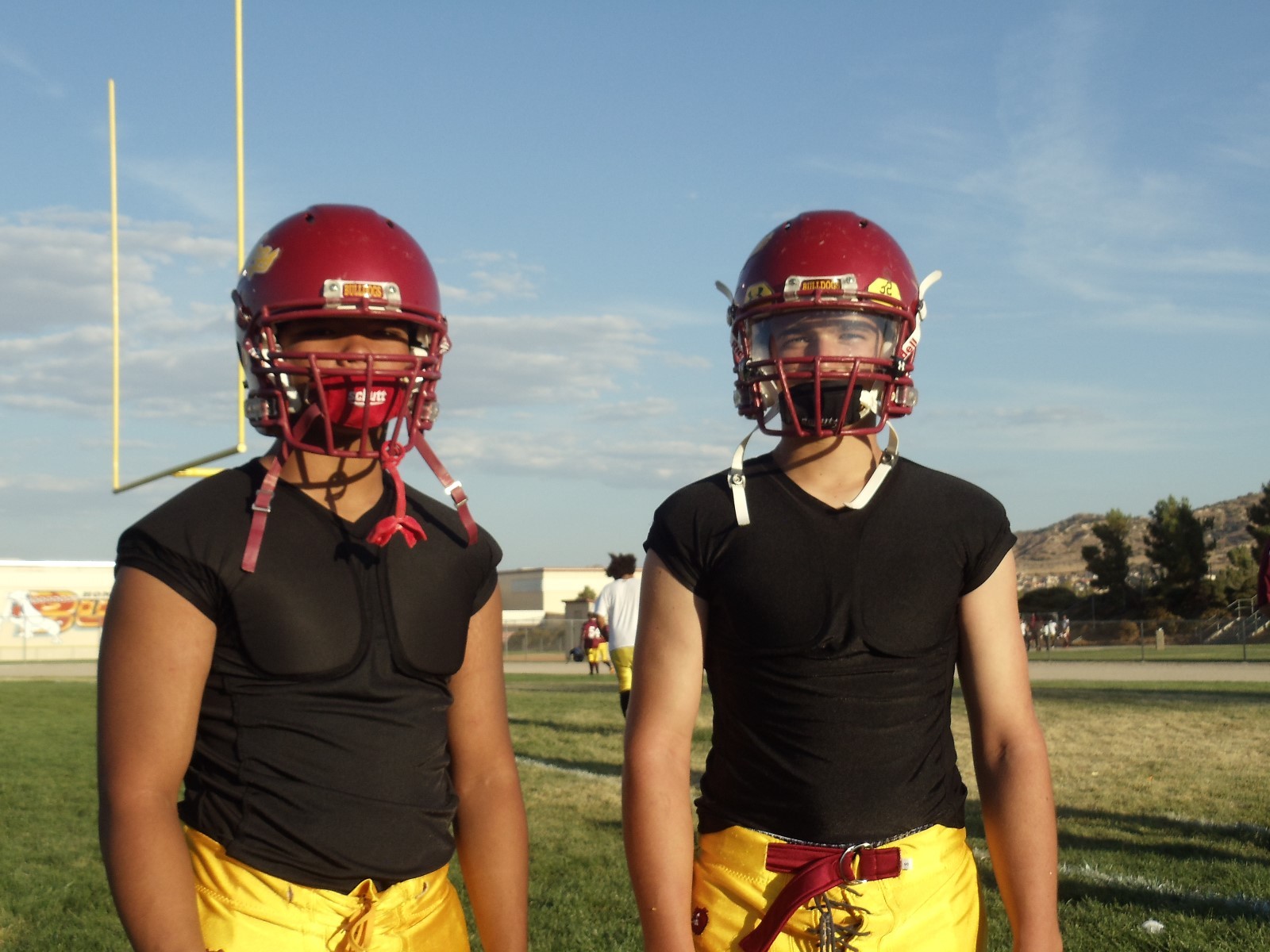 CHEST GUARD Compression Shirt SHOULDER COLLARBONE PROTECTION Football ...