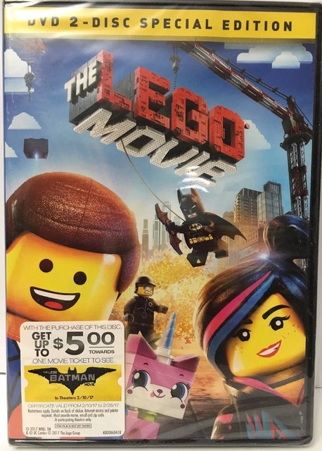 Lego Movie Dvd/2 Disc Special Edition Warner Home Video for sale online ...