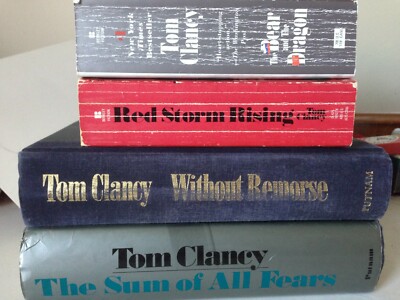 Lot of Four Tom Clancy Books (Mixed Hardcover and Paperback) | eBay