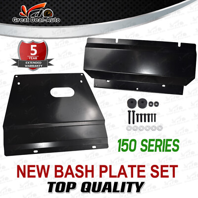Black Bash Plate for Toyota Landcruiser Prado 150 Underbody Guard 2009 ...