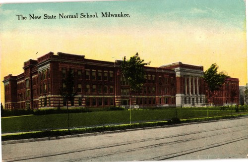 The New State Normal School Milwaukee Wisconsin Divided Unused Postcard ...