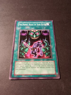 Yu-Gi-Oh! The Puppet Magic Of Dark Ruler Common Spell Card LOD-013 LP ...