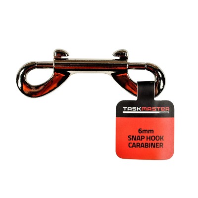 5x Taskmaster DOUBLE ENDED SNAP HOOK Spring Loaded Triggers, Nickel ...