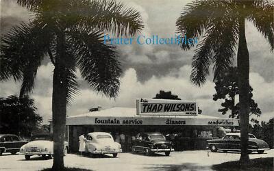 Florida, FL, Fort Myers, Thad Watson's Drive Inn Restaurant 1940's ...