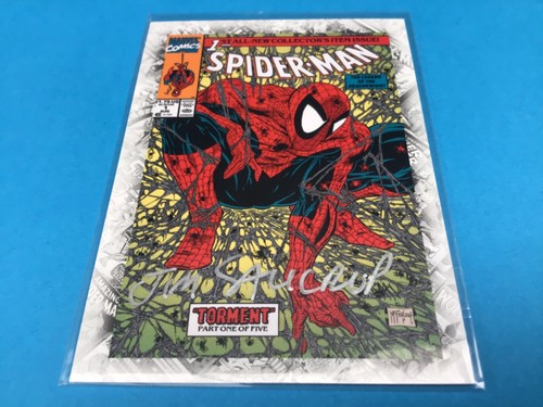 2012 Marvel Breakthrough AUTO comic B-95 beginnings of SPIDER-MAN Jim ...