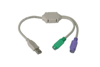 CHN LOT 3 USB to Dual A-USB2PS2 PS/2 PS2 Adapter for Mouse/Keyboard to USB Port | eBay