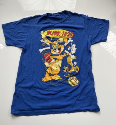 Blink 182 T Shirt - Small - Blue Band Tee Short Sleeve Mosh Pit Bunny ...