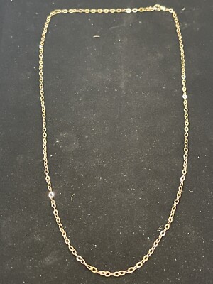 Designer LIRM Rose Gold Sterling Silver 925 Belcher Link Chain 23” 2mm ...