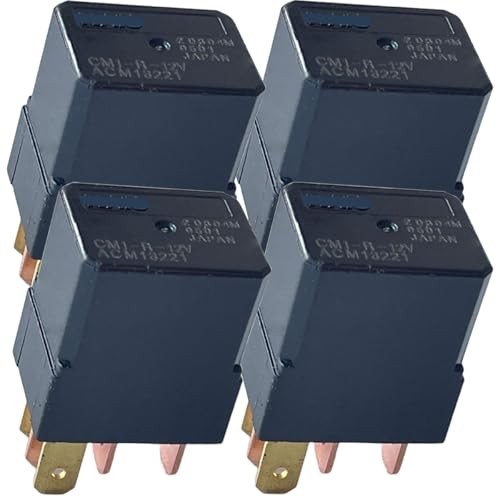 4pcs CM1-R-12V Micro-ISO 5-Pin SPDT Automotive Relay 12V 35A, with ...
